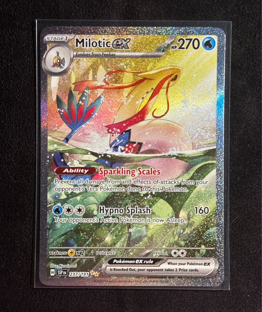 Milotic EX SIR 237/191 Surging Sparks, Hobbies & Toys, Toys & Games on ...