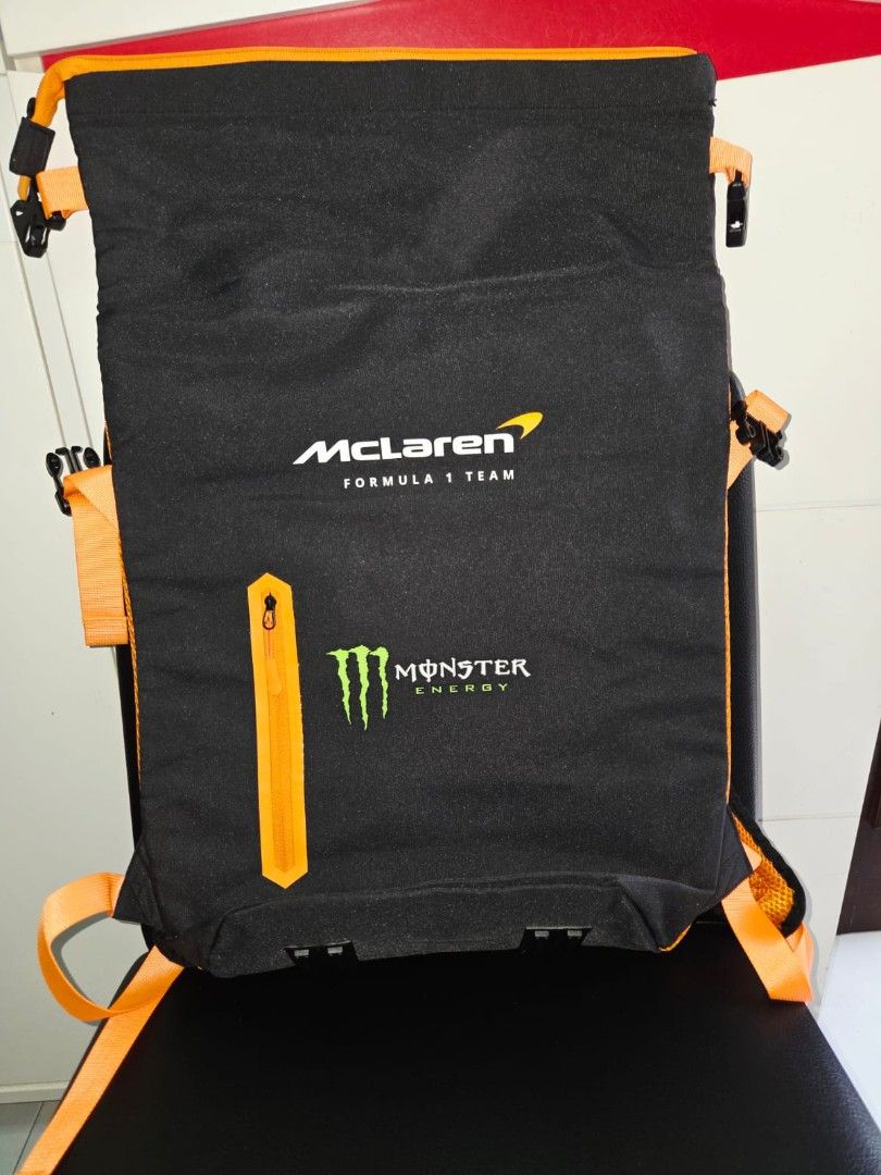 Monster Energy x McLaren F1 Team Merch, Men's Fashion, Bags, Backpacks ...