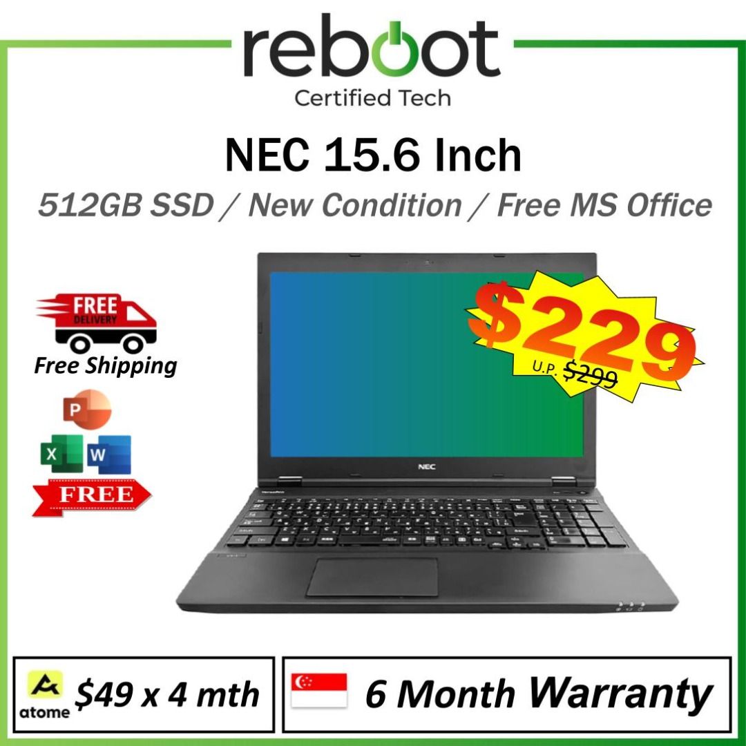 Nec 15.6 inch i7 Laptop - Up to 512GB SSD - Like New- Compute-intensive ...