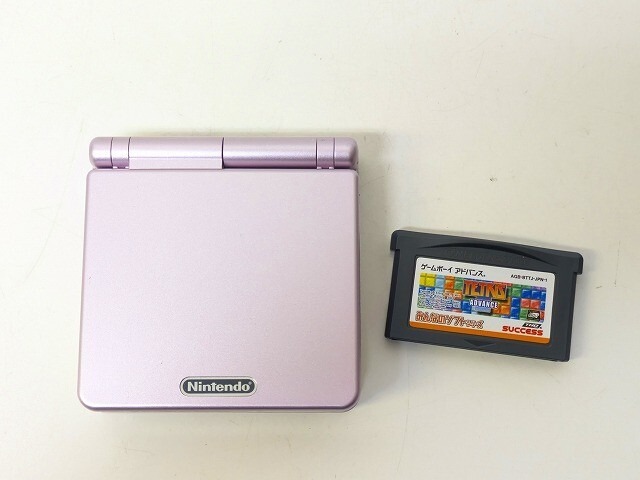 Nintendo GBA Game Boy Advance SP AGS-001 Console + Tetris Software Set ...
