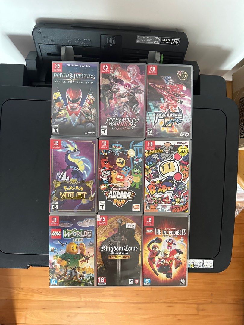 Nintendo Switch game Power rangers / Fire emblem warriors / Raiden ...