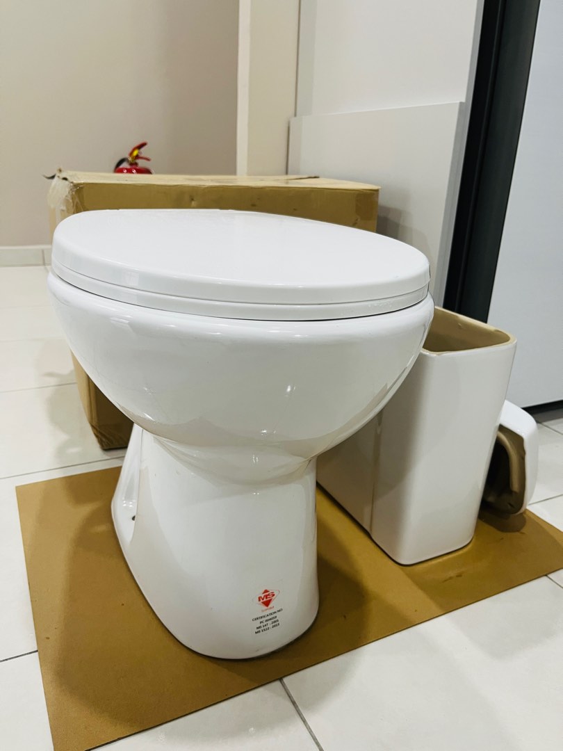 NMS Ceramic Toilet Bowl, Furniture & Home Living, Bathroom & Kitchen ...