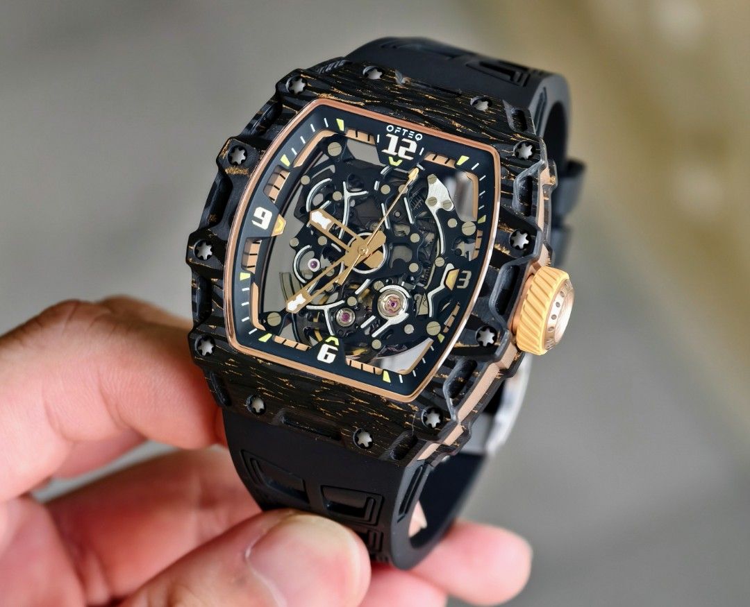 Ofteq Mark 85 FQ 8 Carbon NTPT 43mm Automatic Self-Winding Watch (Great ...