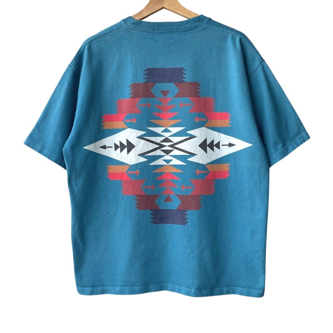 Pendleton USA X Bayflow Native Navajo Thick Boxy Tee, Men's Fashion, Tops & Sets, Tshirts & Polo ...