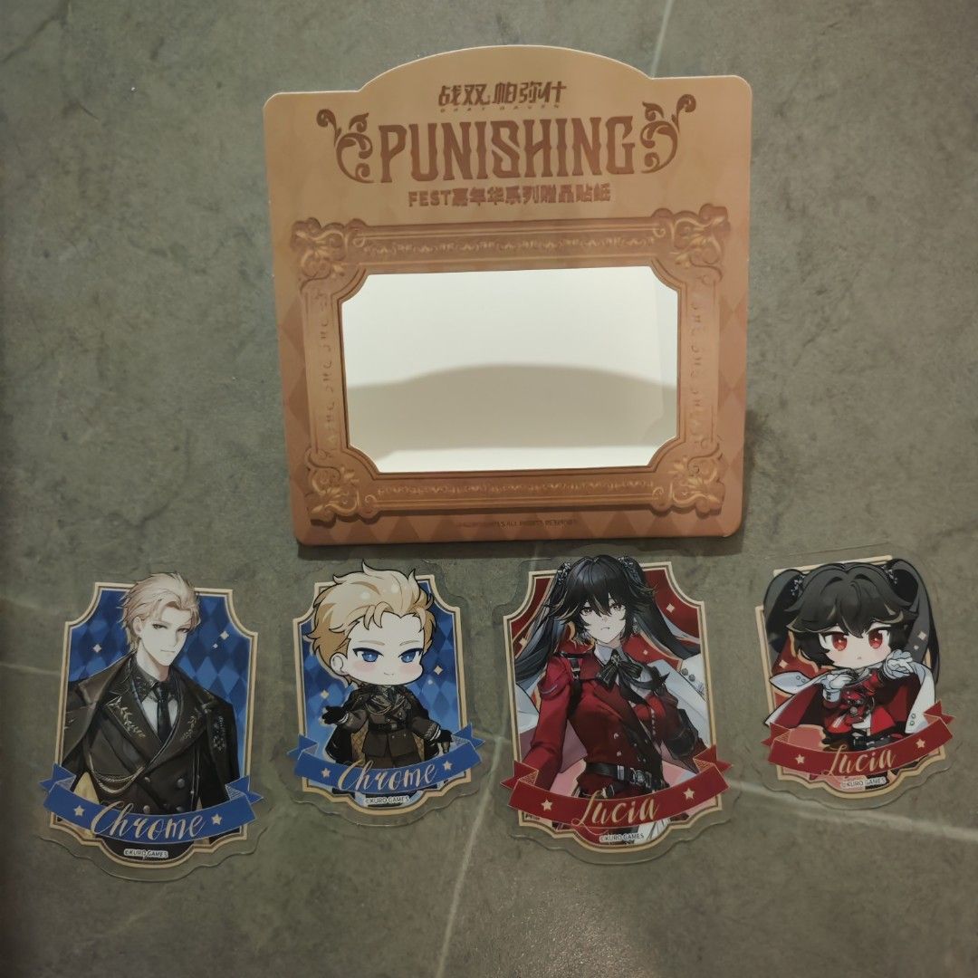 PGR Punishing Gray Raven Sticker Flake Lucia Chrome Kuro Games WuWa Wuthering Waves, Hobbies ...