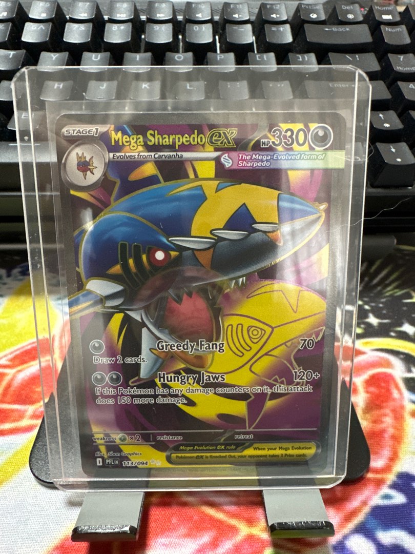 Phantasmal Flames - 113/94 Mega Sharpedo EX, Hobbies & Toys, Toys ...