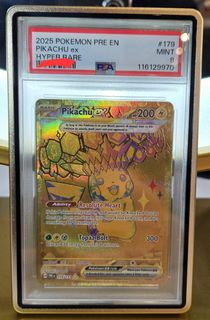 Pikachu EX Gold hyper Rare - 179/131, Hobbies & Toys, Toys & Games on ...