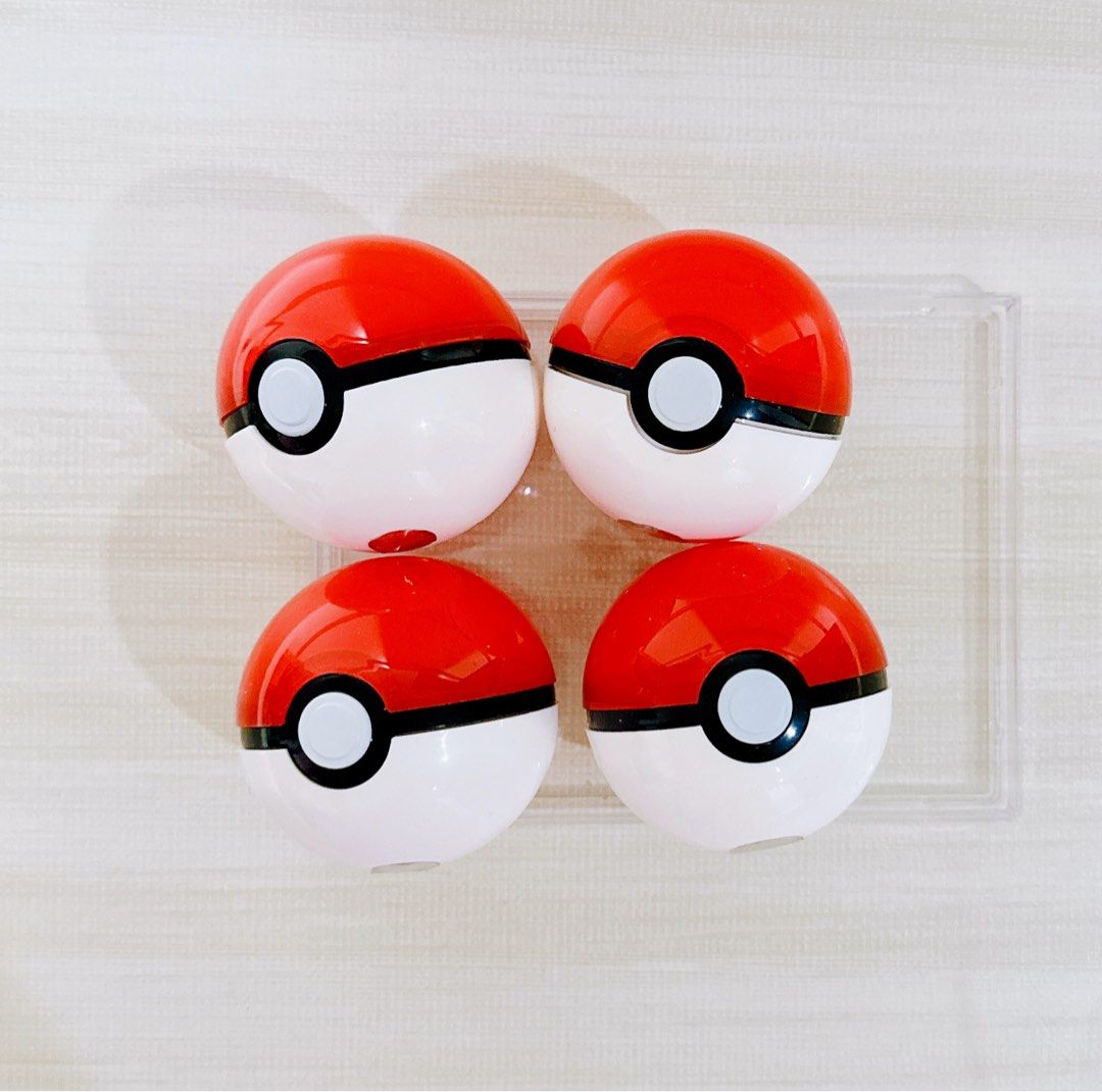 Pokemon Pokeball Plastic Ball Box Collection, Hobbies & Toys, Toys ...