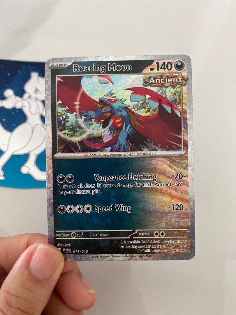 Pokemon Roaring Moon 011/075 Ancient Card, Hobbies & Toys, Toys & Games ...