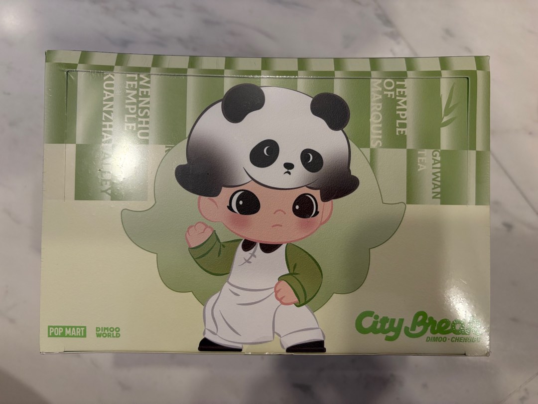 Pop Mart City Break Dimoo Chengdu Bamboo Weaving Blind Box, Hobbies ...