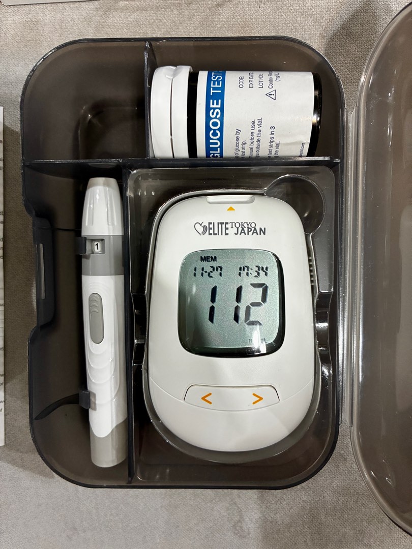 Preloved Elite Tokyo Japan Blood Glucose Meter Glucometer Monitoring ...