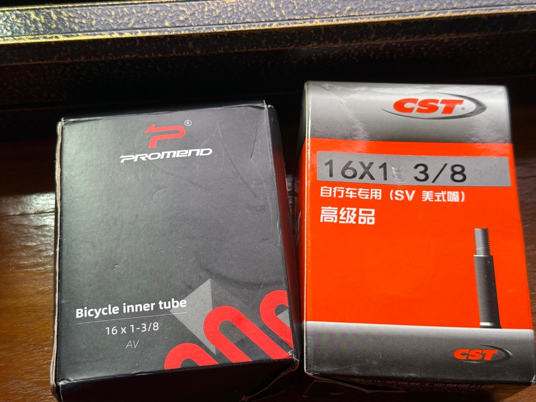 Promend & CST 16 x 1-3/8 Brompton Bicycle Inner Tubes, Sports Equipment ...