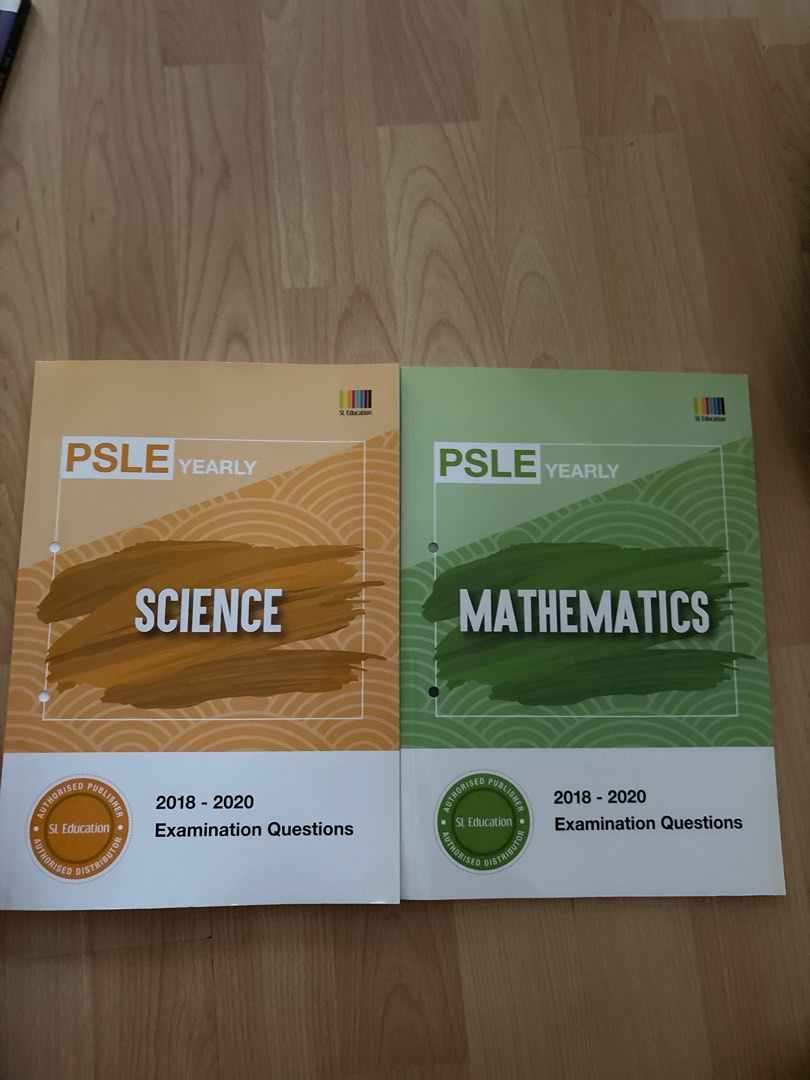 PSLE Science & Mathematics Examination Questions 2018-2020, Hobbies ...