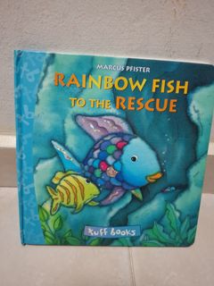 Hard Cover Rainbow Fish Box Set and Soft Toy with foil stickers and ...
