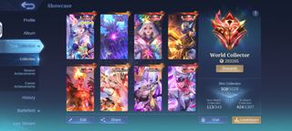 Mlbb Discounted Charisma Angel Ark, Paradise Island, Goldmoon Lantern ...