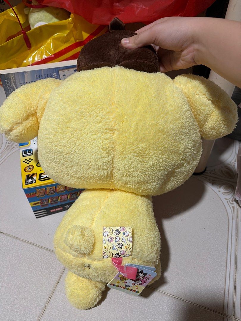 Sanrio Pompompurin jumbo Plush Toy, Hobbies & Toys, Toys & Games on ...