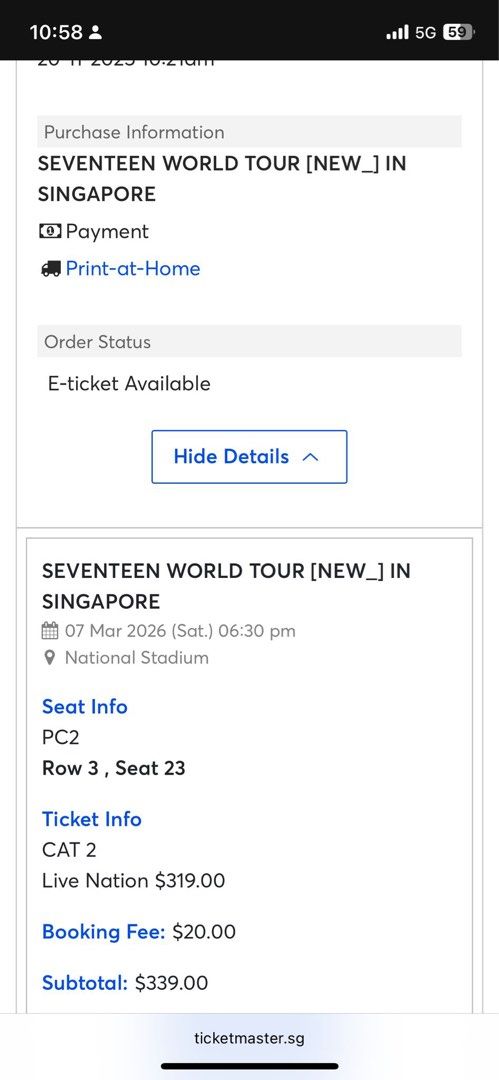 Seventeen NEW Concert 2026, Tickets & Vouchers, Event Tickets on Carousell