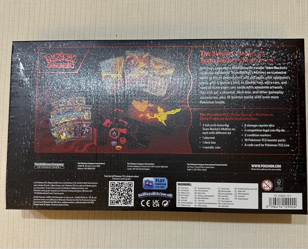 [Shrinked] Team Rocket's Moltres ex UPC Ultra-Premium Collection ...