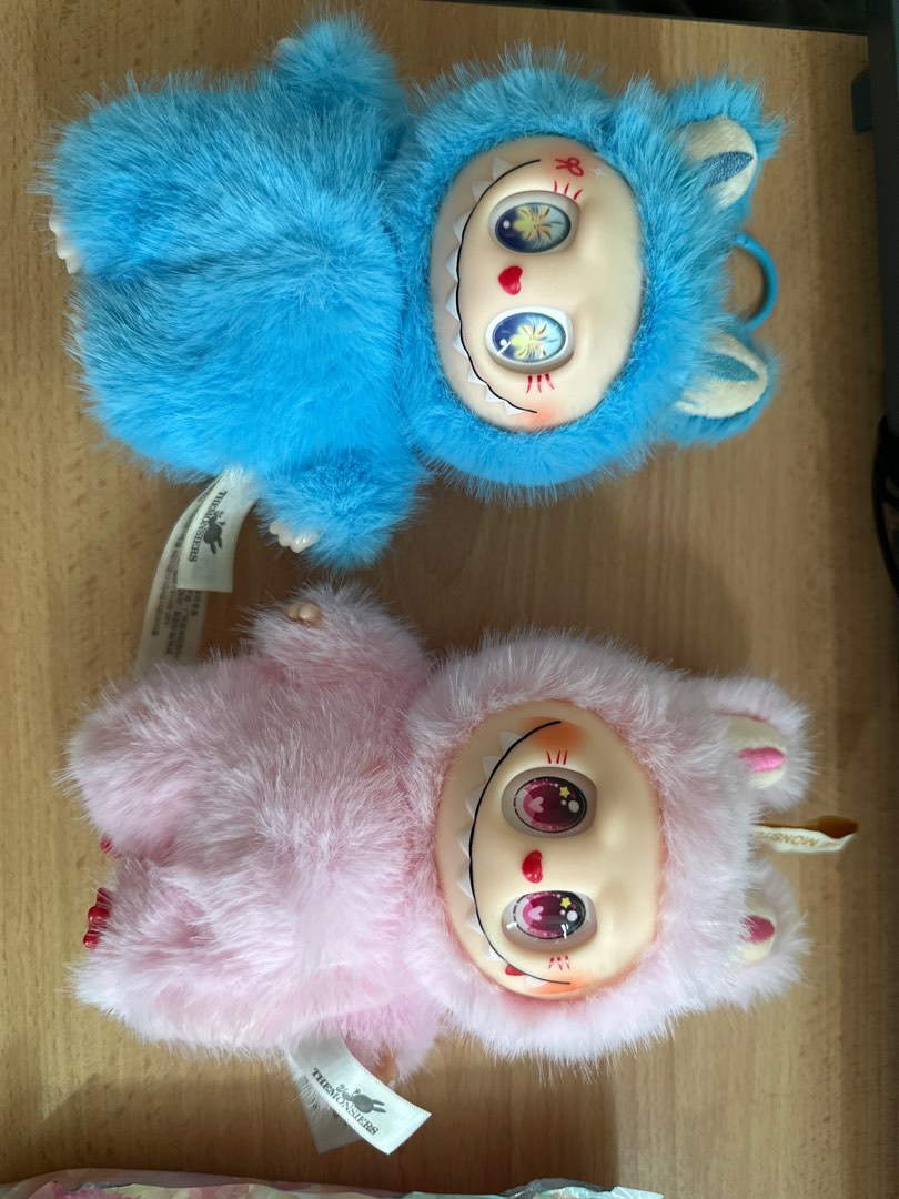 Soft Toy of two - Blue & Pink, Hobbies & Toys, Toys & Games on Carousell