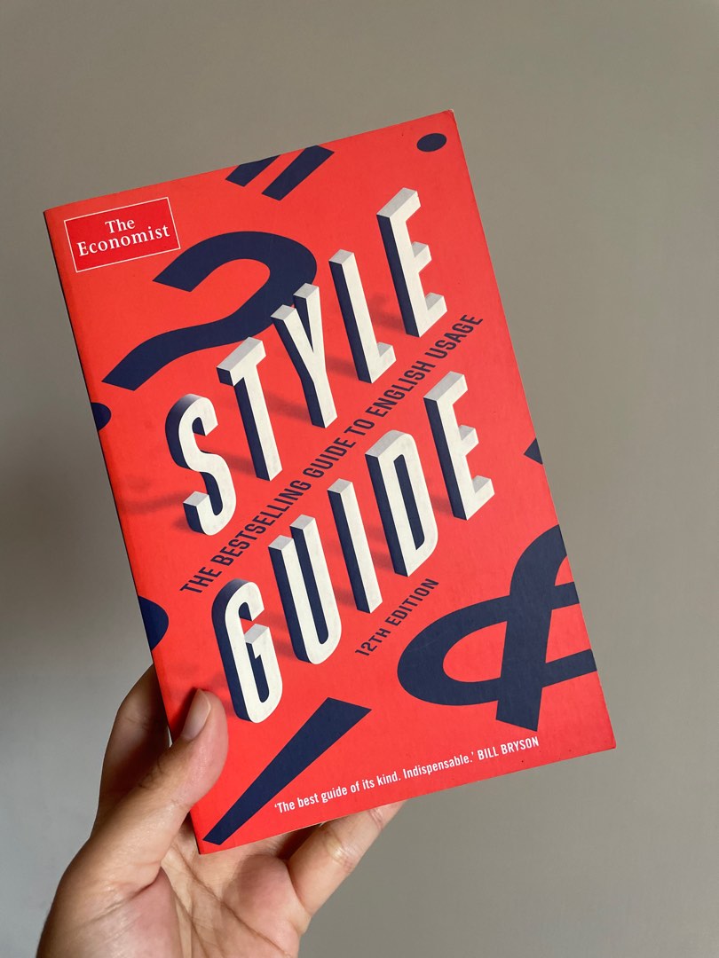The Economist Style Guide: The Bestselling Guide to English Usage 12th ...