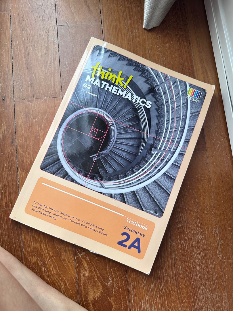 Think! Mathematics Textbook Secondary 2A, Hobbies & Toys, Books ...