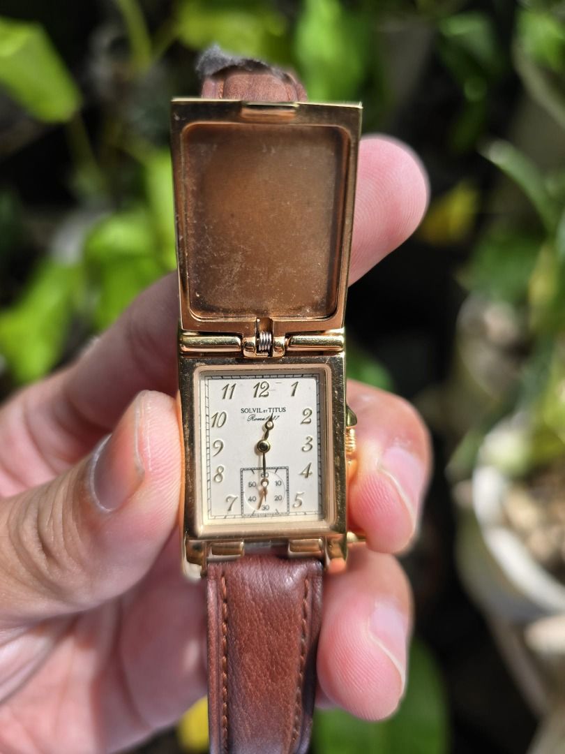 Titus 1857 Rectangular Watch, Women's Fashion, Watches & Accessories ...