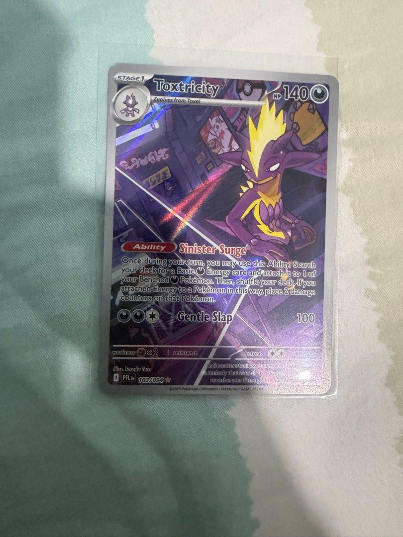 Toxtricity Pokemon Card - 103/094, Hobbies & Toys, Toys & Games on ...