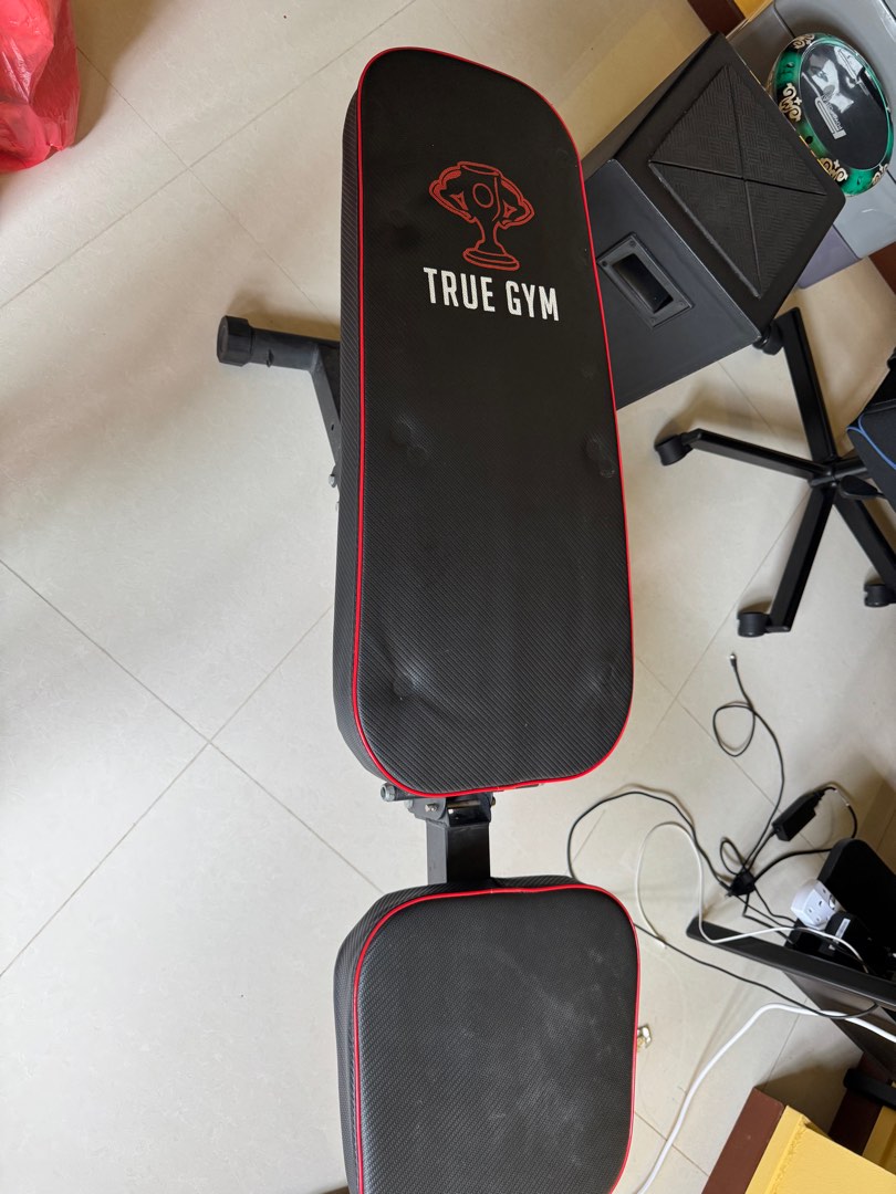 True Gym Adjustable Weight Bench, Sports Equipment, Exercise & Fitness ...