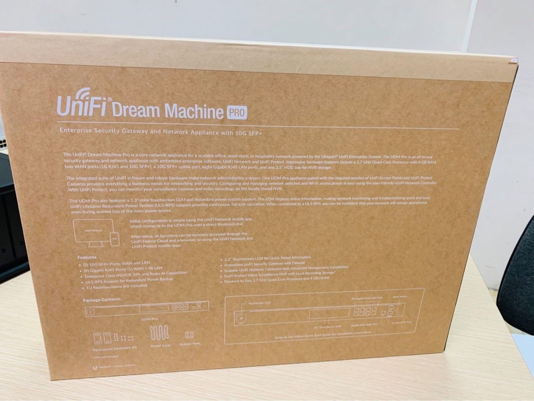 Ubiquiti UniFi Dream Machine Pro, Computers & Tech, Parts & Accessories ...