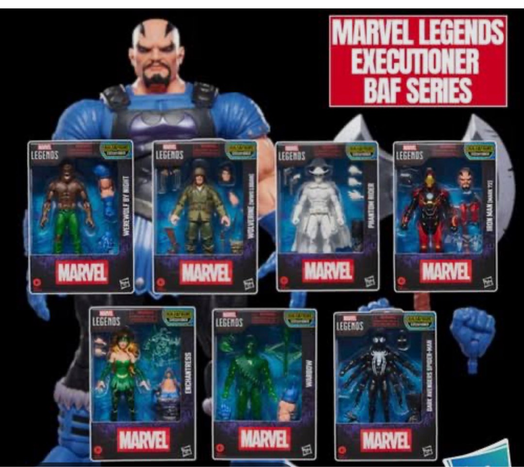 URGENT PO‼️ Marvel Legends Series - Marvel Comics - Carton of 8 (Dark ...