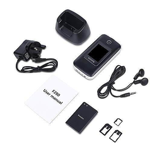 USHINING Senior Flip Mobile Phone,Big Button Mobile Phone For Elderly ...