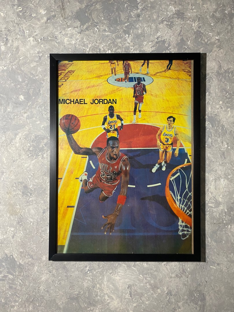 Vintage 90s Michael Jordan Frames Poster, Hobbies & Toys, Memorabilia ...