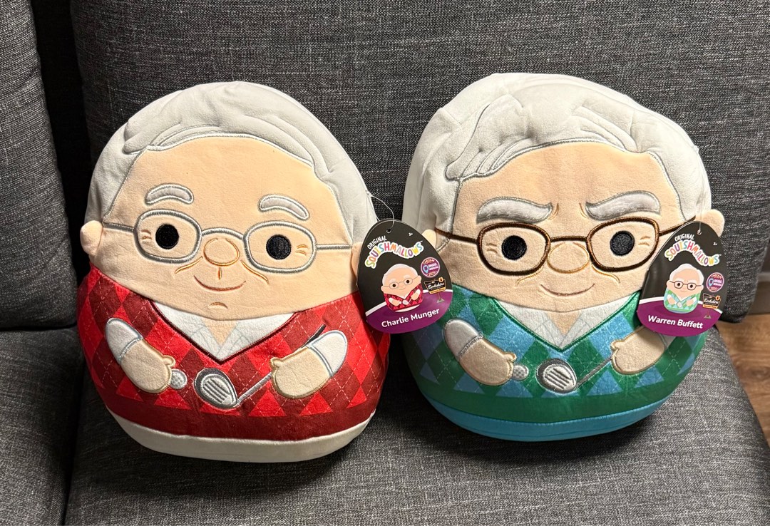 Warren Buffett & Charlie Munger Golf Squishmallows 10” 2025 Limited ...