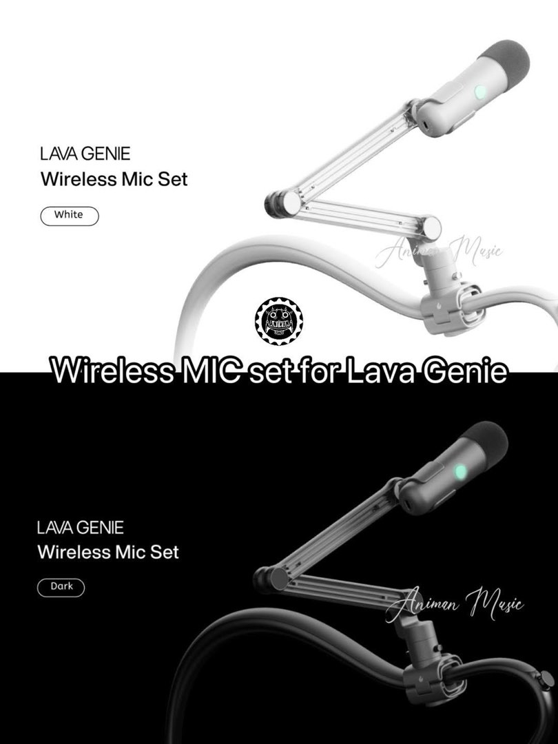 Wireless MIC. Set for Lava Genie, 興趣及遊戲, 音樂、樂器 & 配件, 樂器配件 - Carousell