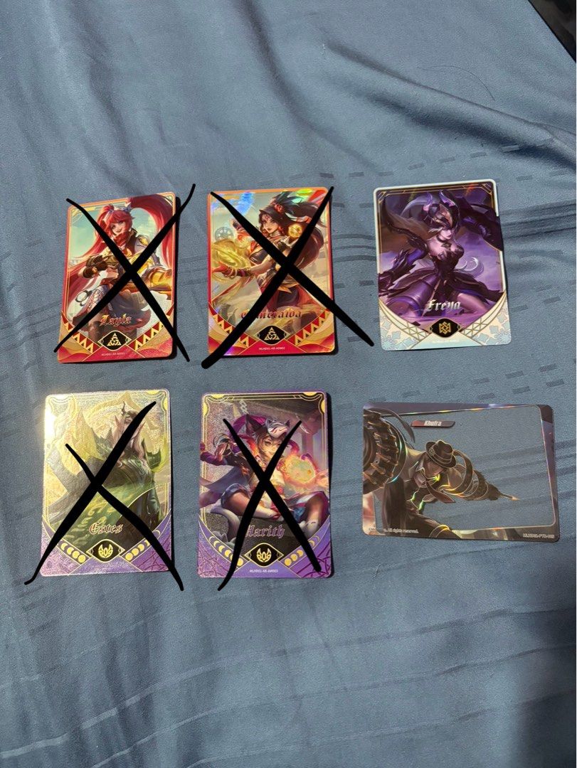WTT/WTS Kayou Mobile Legends MLBB cards, Hobbies & Toys, Toys & Games ...