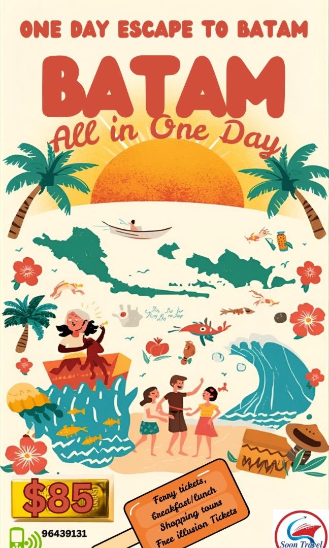 1 Day Batam Trip, Hobbies & Toys, Books & Magazines, Travel & Holiday ...