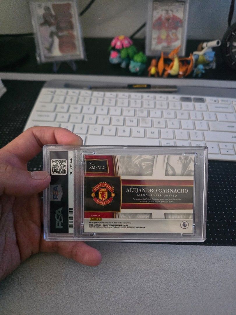 2022-23 Select Alejandro Garnacho Rookie /49 Memorabilia Purple PSA 9 ...