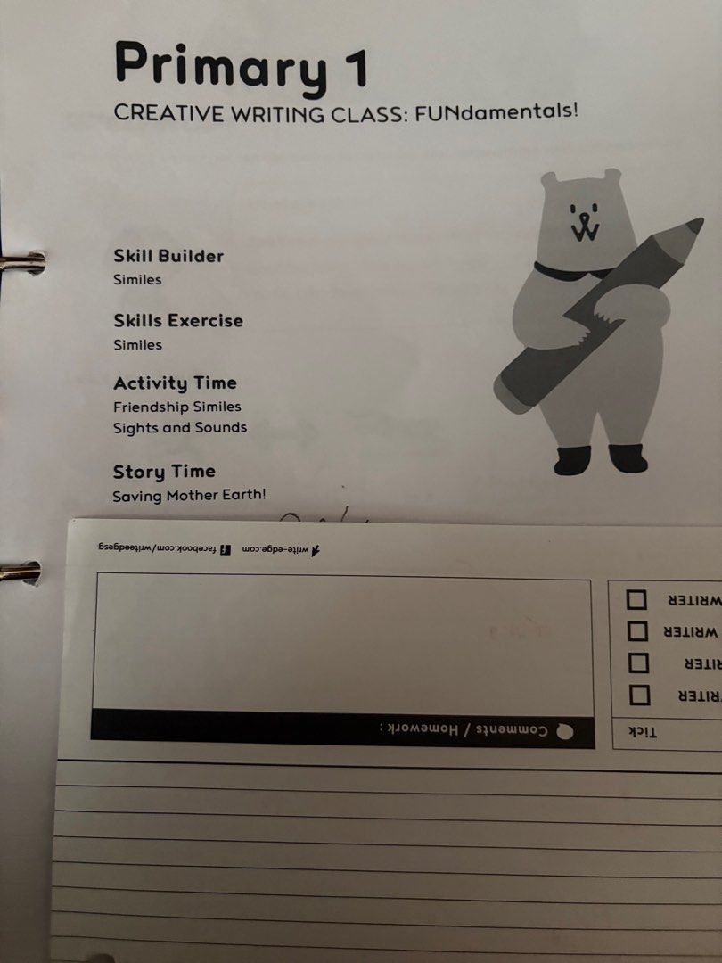 2025 Primary 1 Writeedge Creative Writing/ write edge composition ...