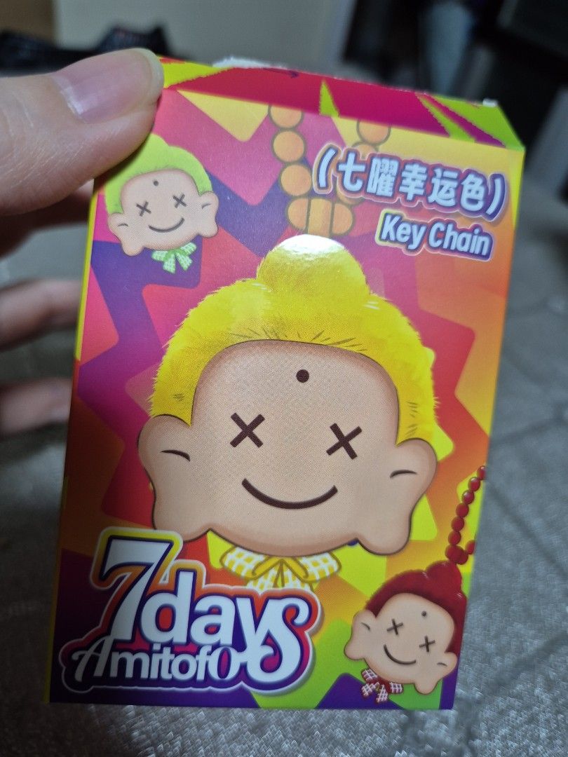 7 Days Amitofo Keychain - Tuesday, Hobbies & Toys, Toys & Games on ...