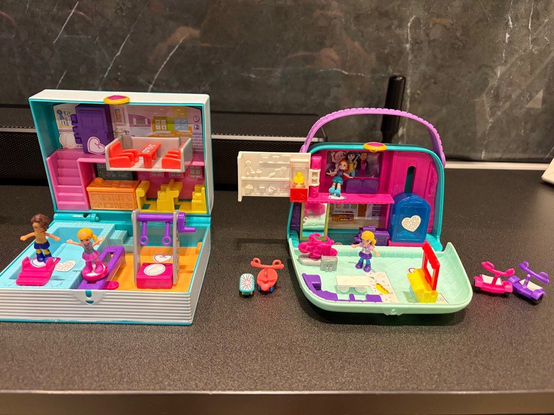 7 Polly Pocket Lockets Playsets - Assorted, Hobbies & Toys, Toys ...