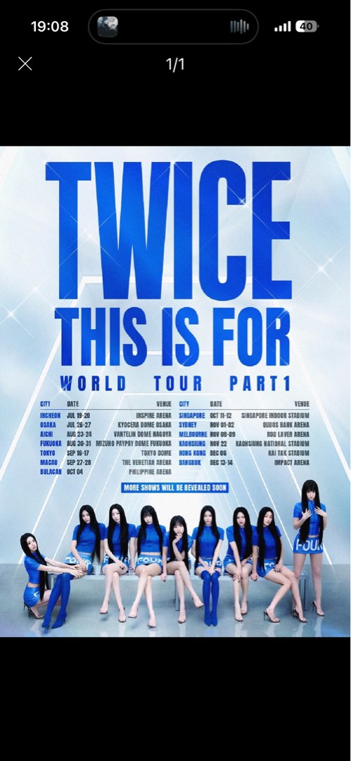 [歡迎議價] TWICE 香港演唱會 12月6日 VIP X2, 門票＆禮券, 活動門票 - Carousell