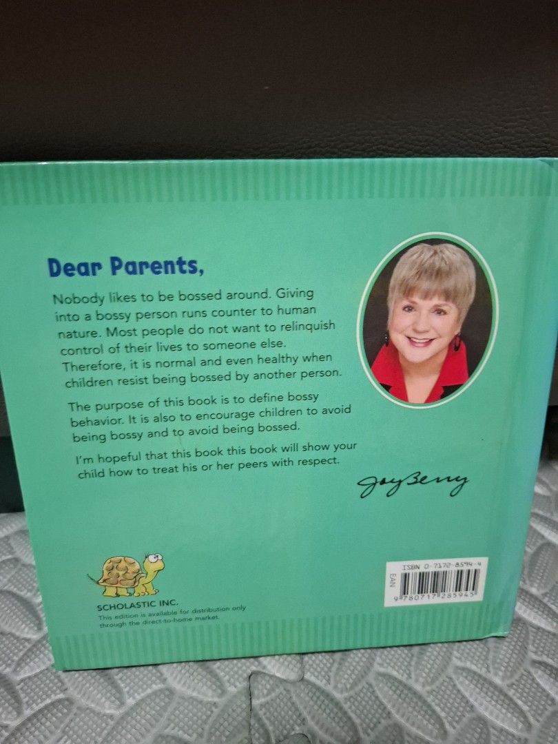 A Book About Being Bossy by Joy Berry, Hobbies & Toys, Books ...