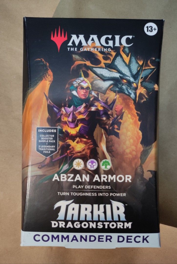 Abzan Armor MTG Commander Deck, Hobbies & Toys, Toys & Games on Carousell