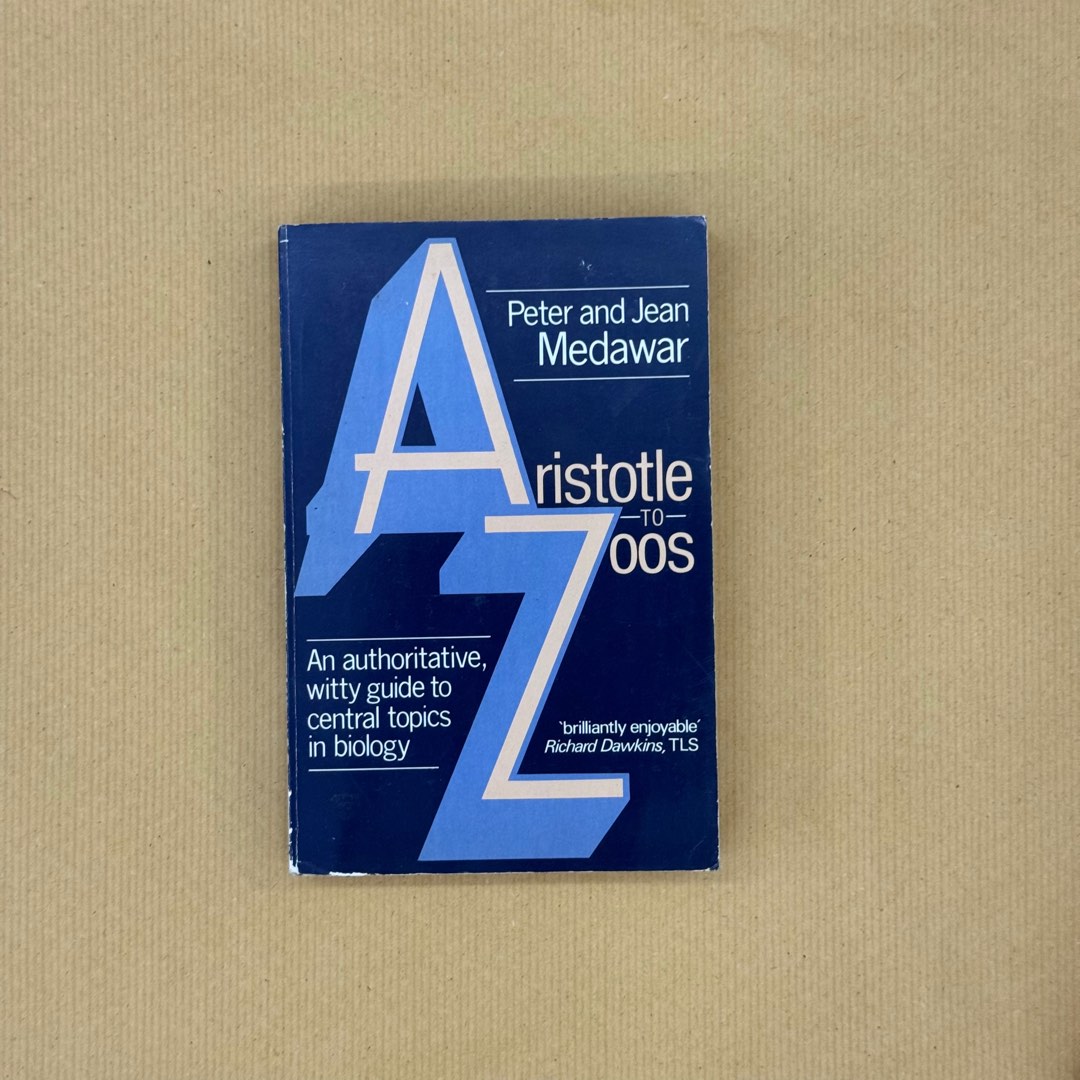 Aristotle to Zoos by Peter and Jean Medawar, Hobbies & Toys, Books ...