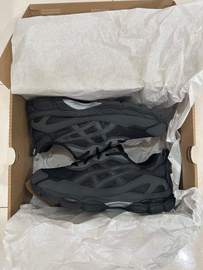 Asics GEL-NYC RGD Black/Graphite Grey, Men's Fashion, Footwear ...