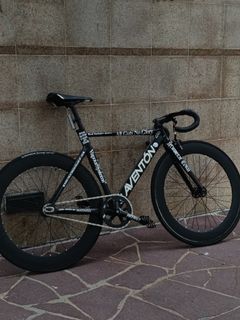 Aventon Mataro Track Bike - Black, Sports Equipment, Bicycles & Parts ...