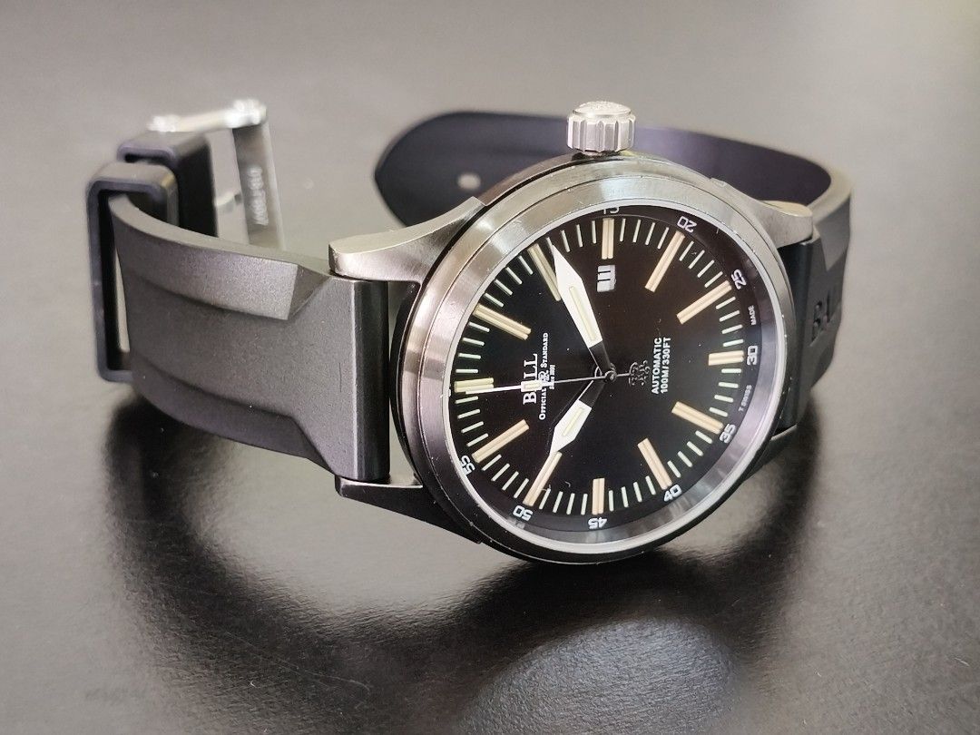 Ball Watch Night Train Black DLC Automatic, Luxury, Watches on Carousell