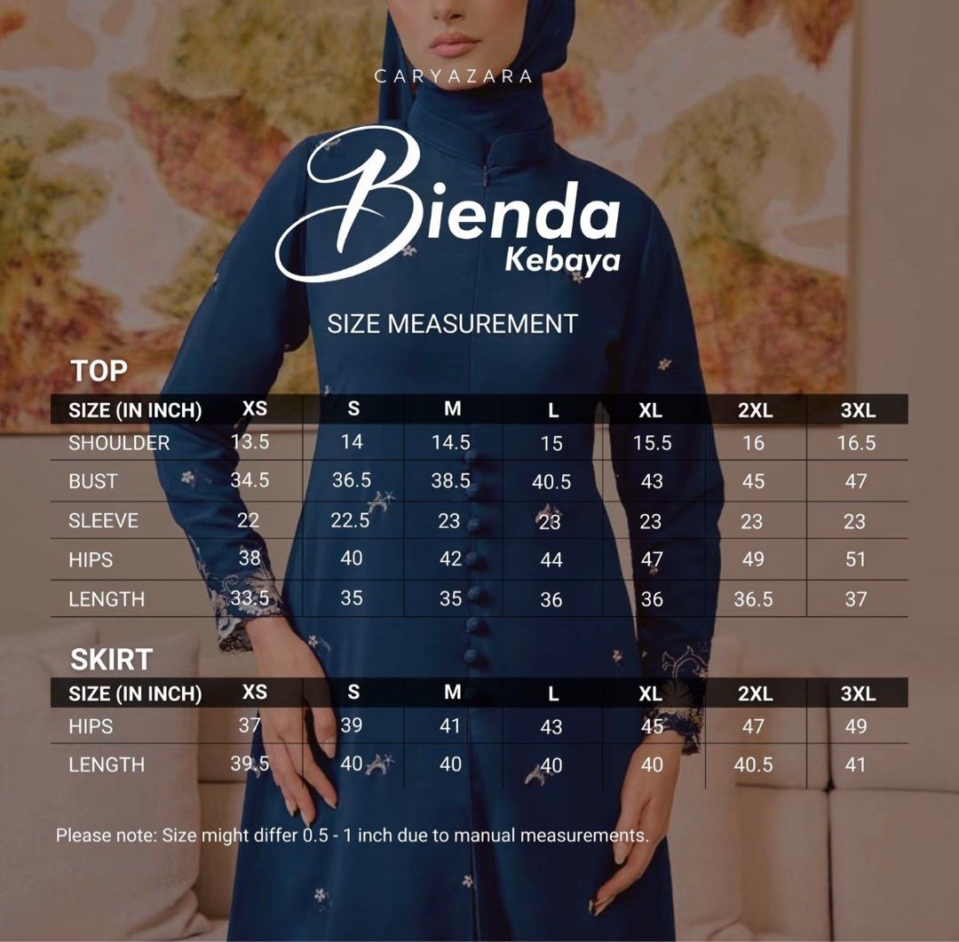 Bienda Kebaya caryazara, Women's Fashion, Muslimah Fashion, Baju Kurung ...