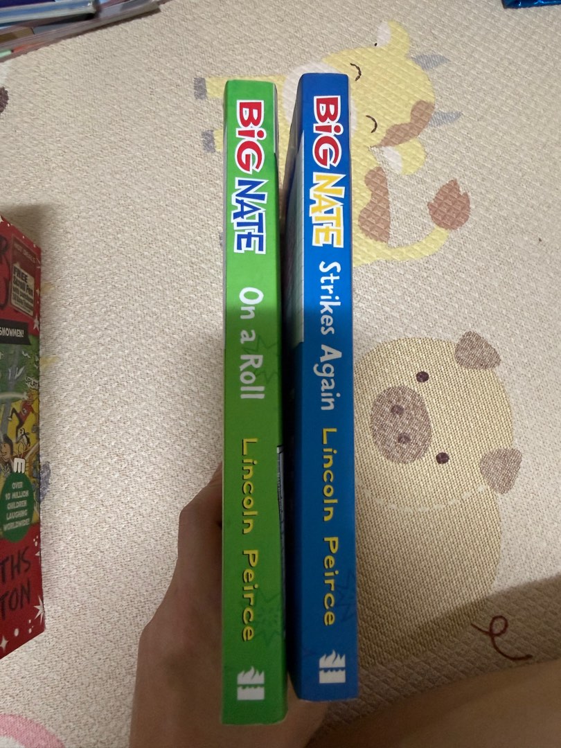Big Nate Books - On a Roll & Strikes Again, Hobbies & Toys, Books ...
