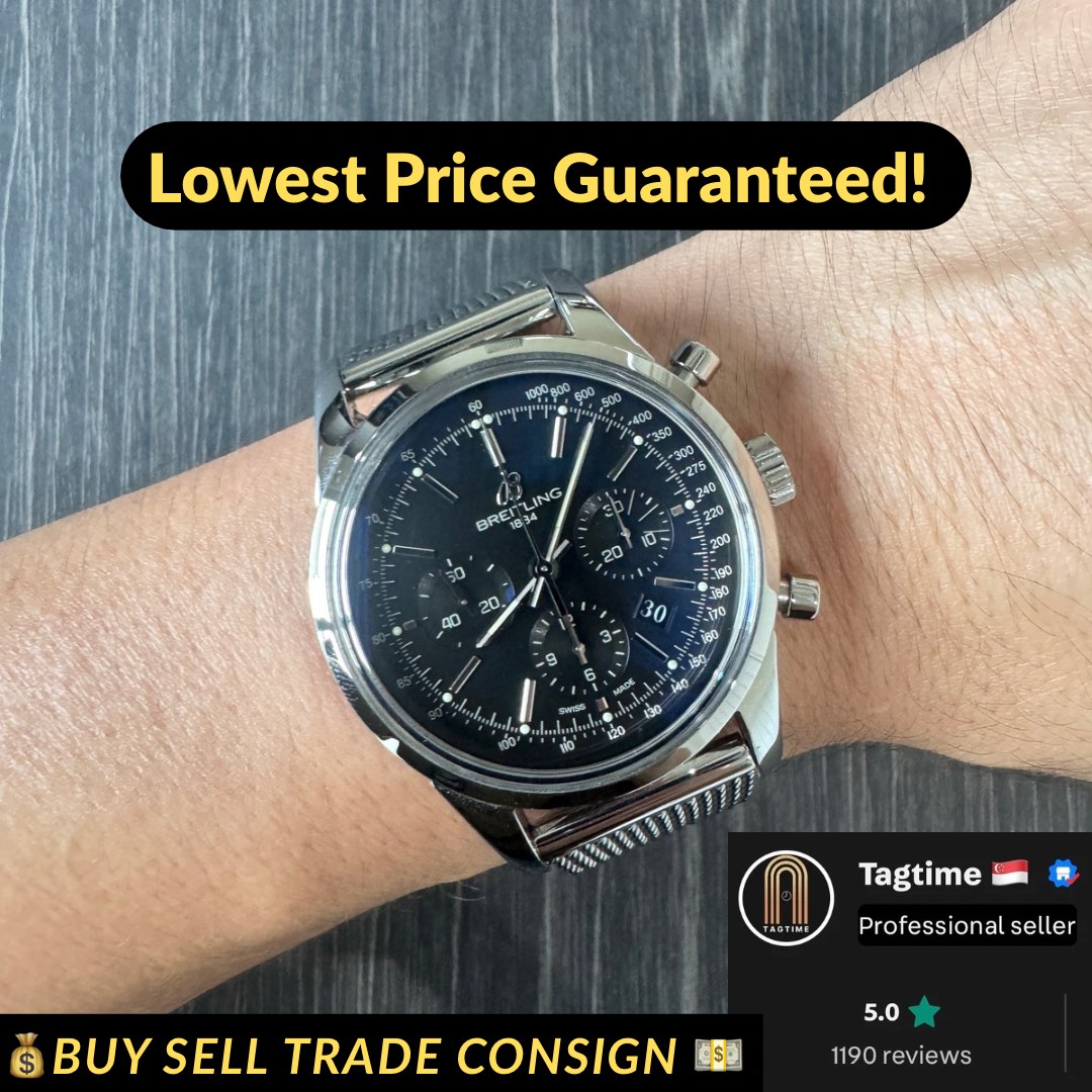 MRP~14k Local Complete Set 43mm Breitling Transocean Chronograph B01 ...